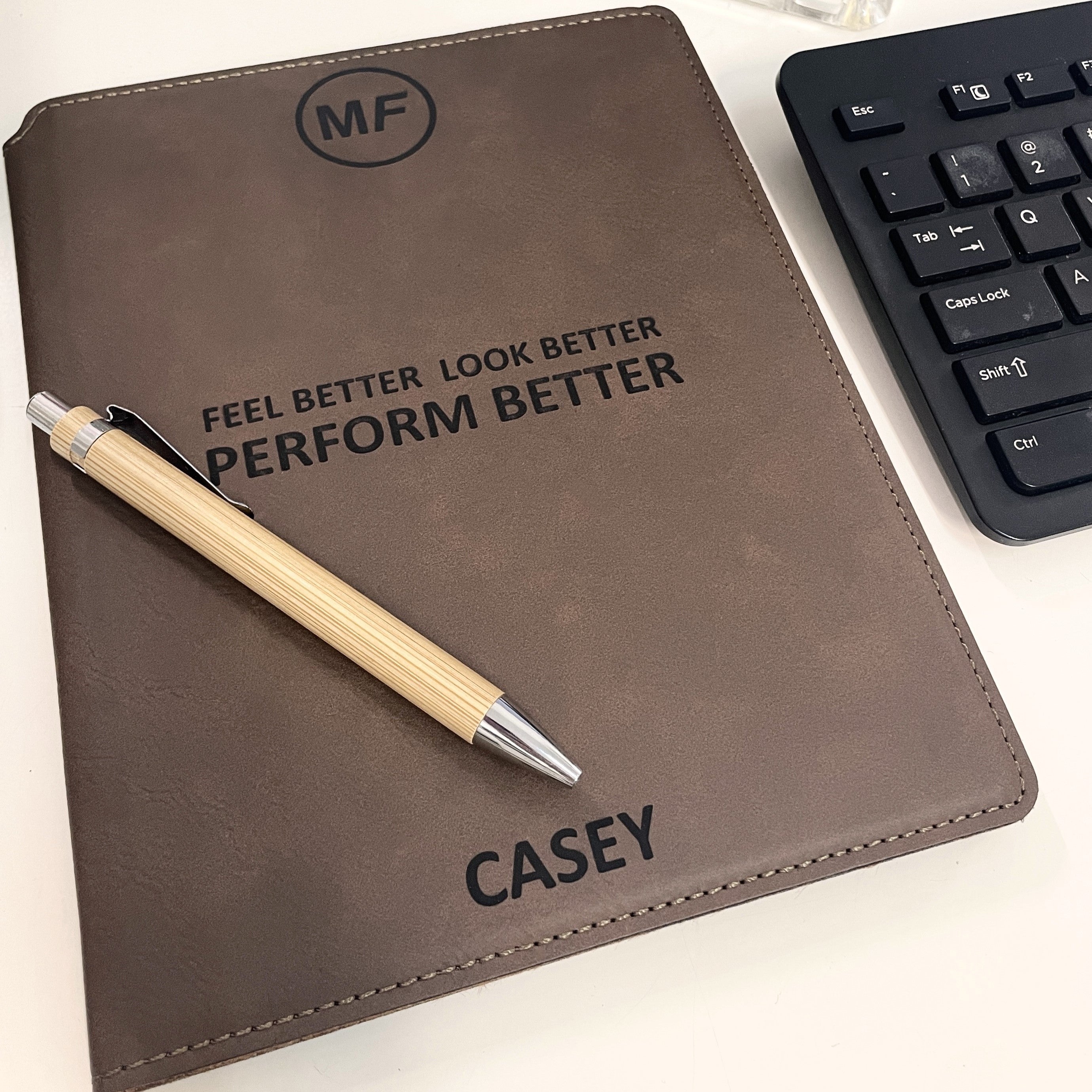 A5 Leatherette Personalised Compendium – Little Event Boutique