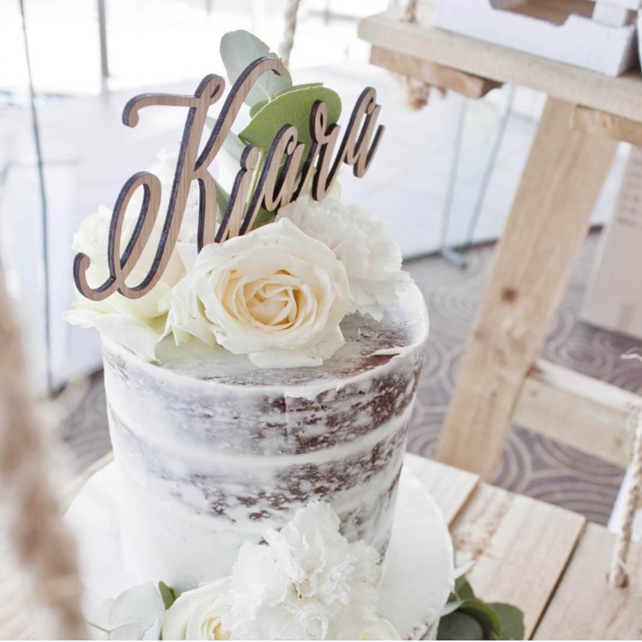 Personalised Name Cake Topper – Little Event Boutique